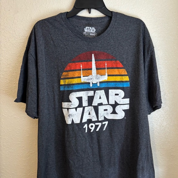 Star Wars | Shirts | Star Wars Mad Engine Dark Gray Rainbow Vintage ...